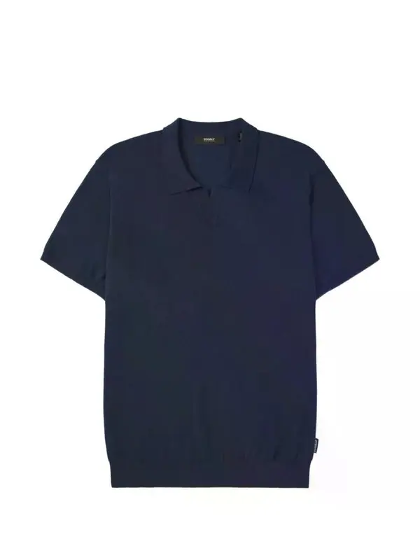 ECOALF Knitted Polo Shirt - Blue