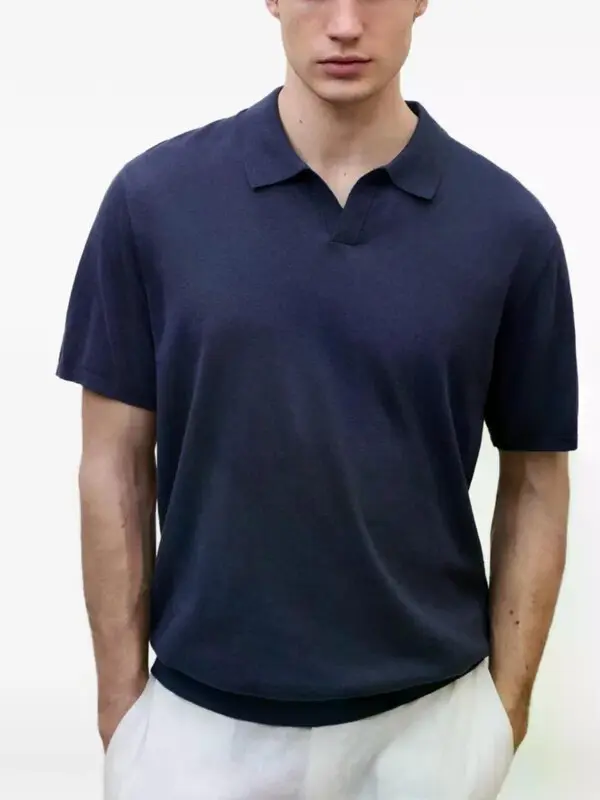 ECOALF Knitted Polo Shirt - Blue