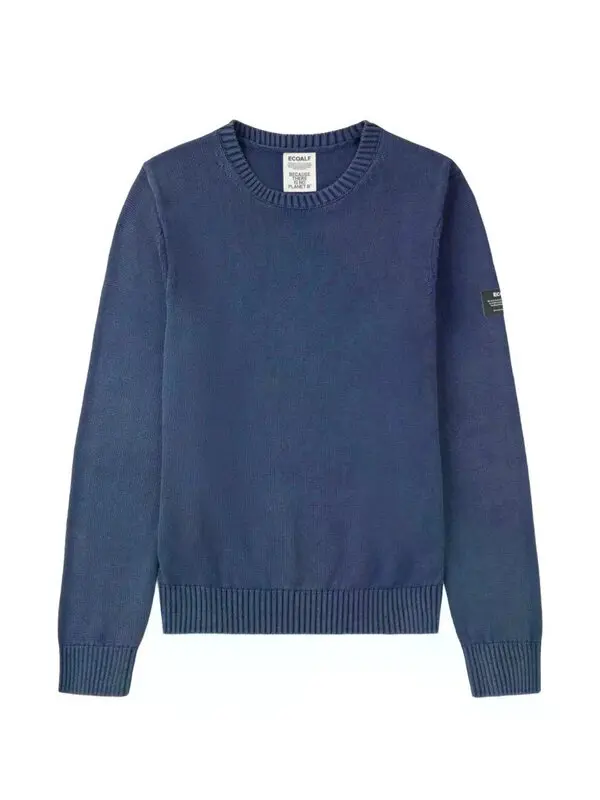 ECOALF Crewneck Knitted Jumper - Blue