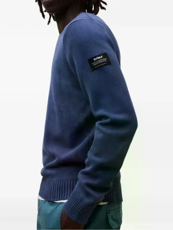 ECOALF Crewneck Knitted Jumper - Blue