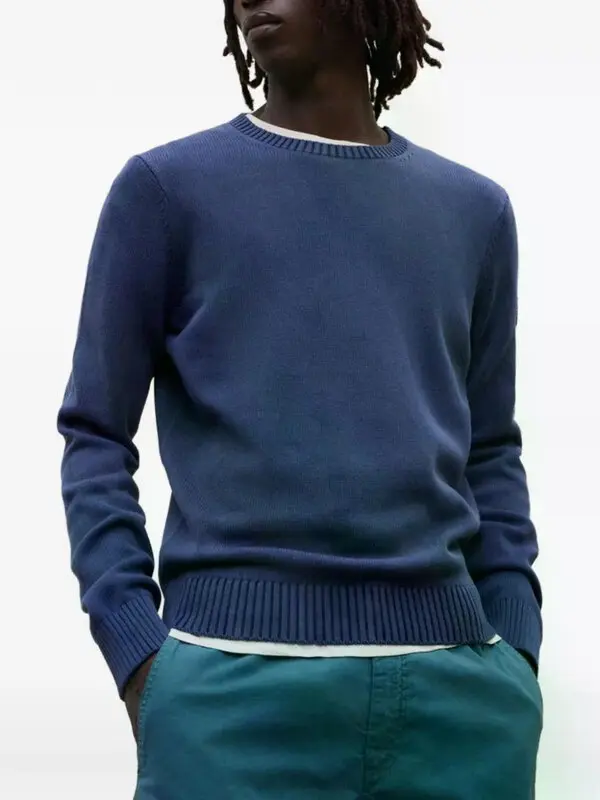 ECOALF Crewneck Knitted Jumper - Blue