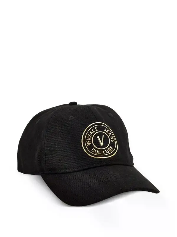 Versace Logo Baseball Cap - Black