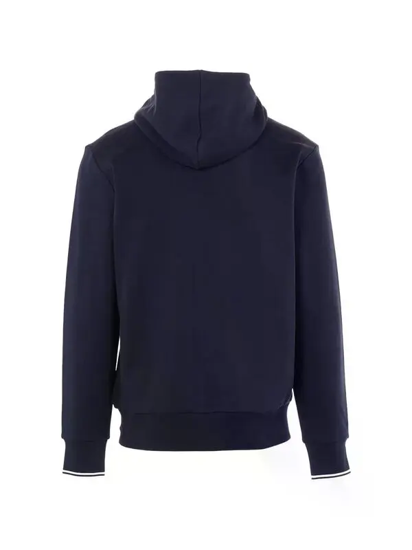 Fred Perry Hooded Zip Knitwear - Blue