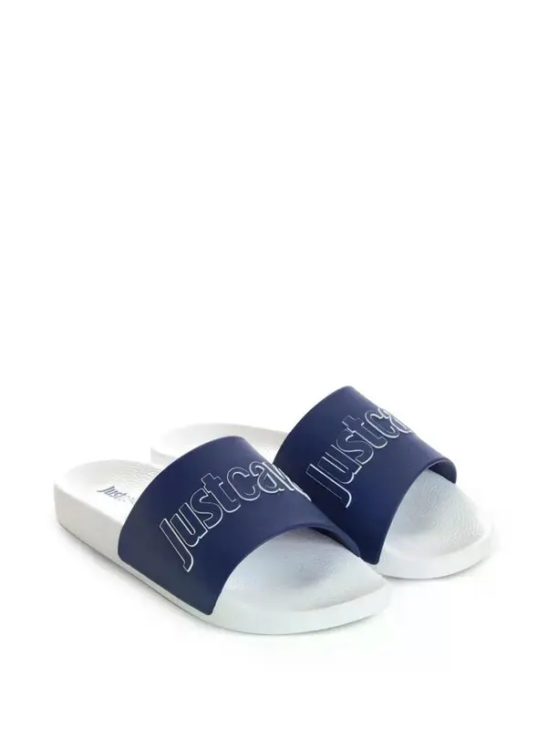 Just Cavalli Logo-print Slides