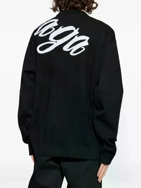 Balenciaga Logo-detail Knitted Sweater