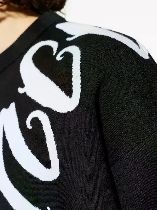 Balenciaga Logo-detail Knitted Sweater