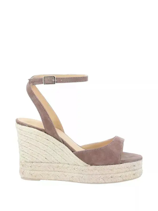 CastaÑer Brook Suede Wedge Espadrilles - Neutrals