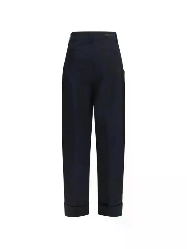 Jacob Cohen Barrel Mid-rise Trousers - Blue