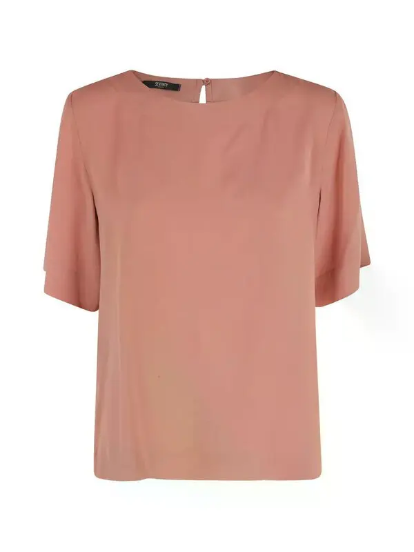 Seventy Short-sleeve Blouse - Pink