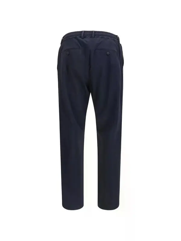 CRUNA Button Pleated Trousers - Blue