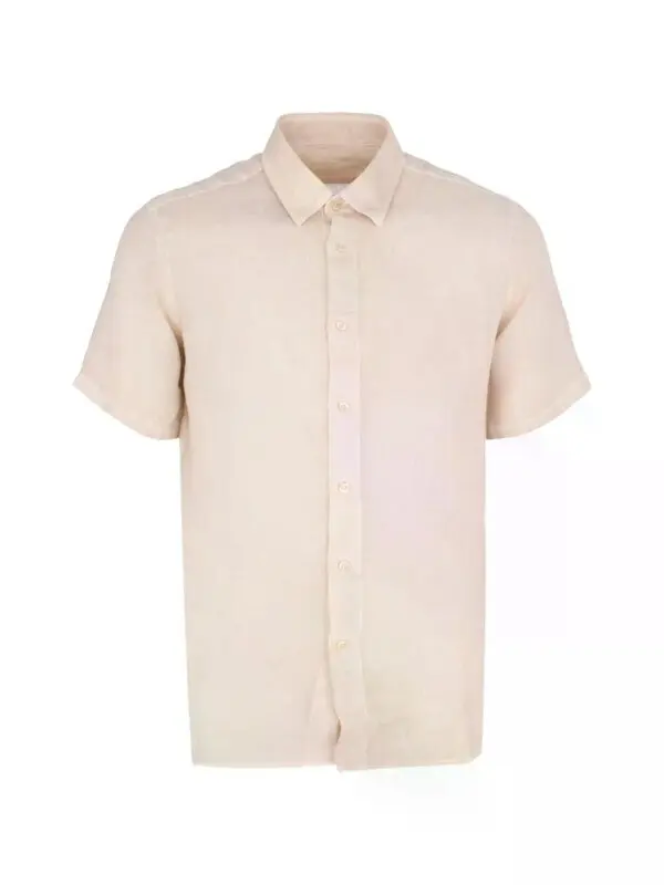 120% Lino Contemporary Fit Shirt - Neutrals