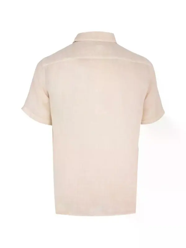 120% Lino Contemporary Fit Shirt - Neutrals