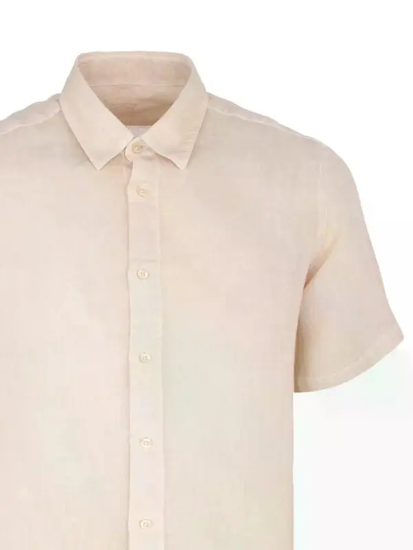 120% Lino Contemporary Fit Shirt - Neutrals
