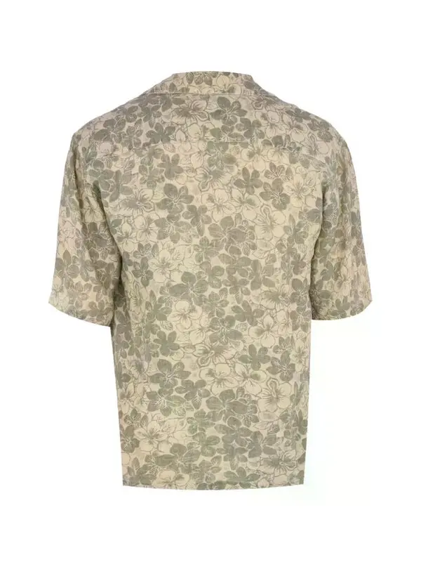120% Lino Floral Shirt