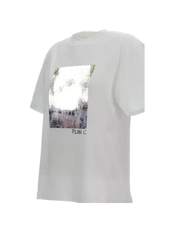 Plan C Metallic-effect T-shirt