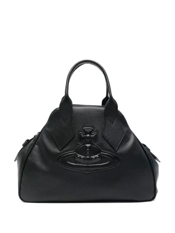 VIVIENNE WESTWOOD Medium Yasmine Orb Tote Bag - Black