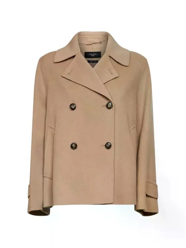 Max Mara Double-breasted Welt-pocket Coat - Neutrals