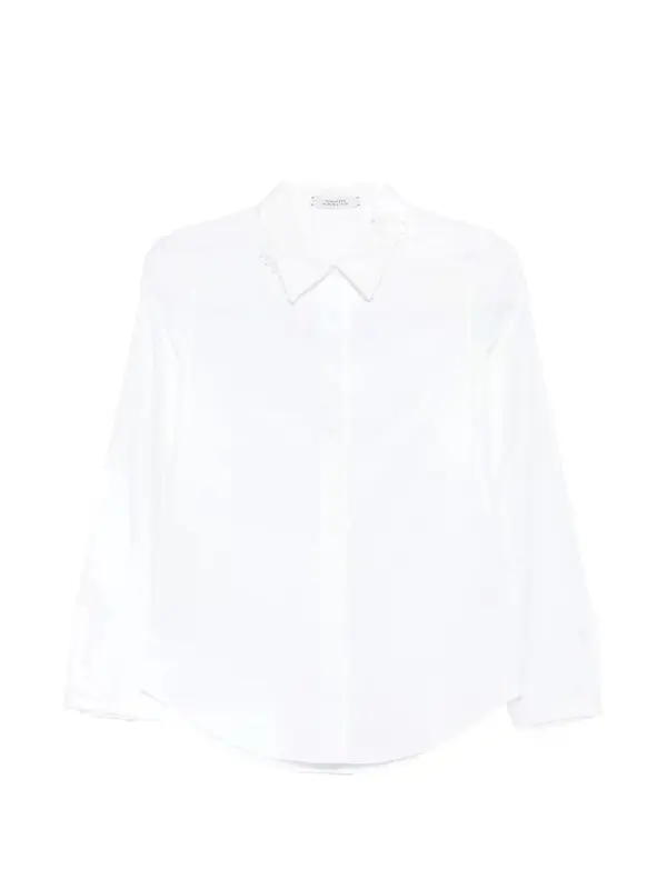 Dorothee Schumacher Powerful Ease Lace-collar Shirt - White