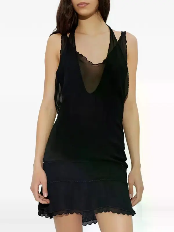 KNWLS Sleeveless Tiered Mini Dress