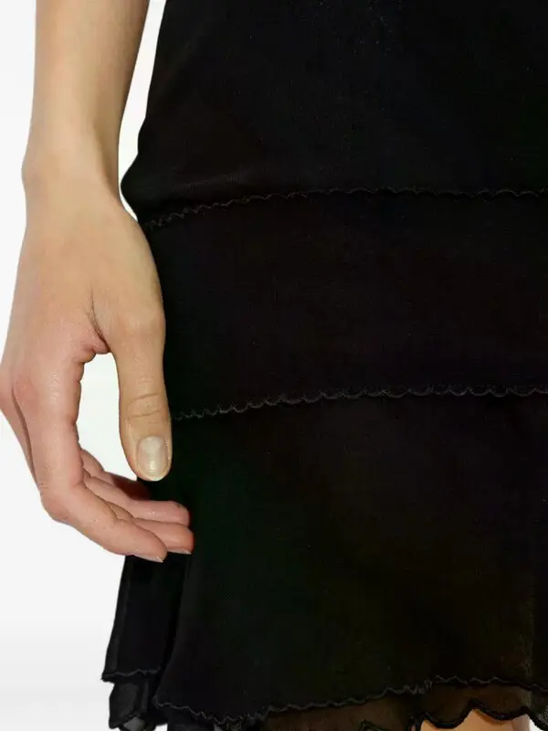 KNWLS Sleeveless Tiered Mini Dress