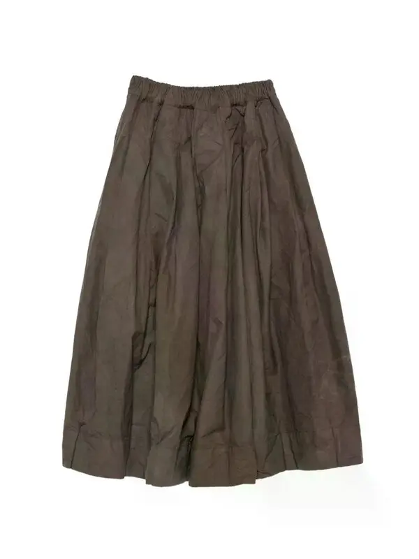 RICORRROBE Elasticated-waist Midi Skirt - Grey