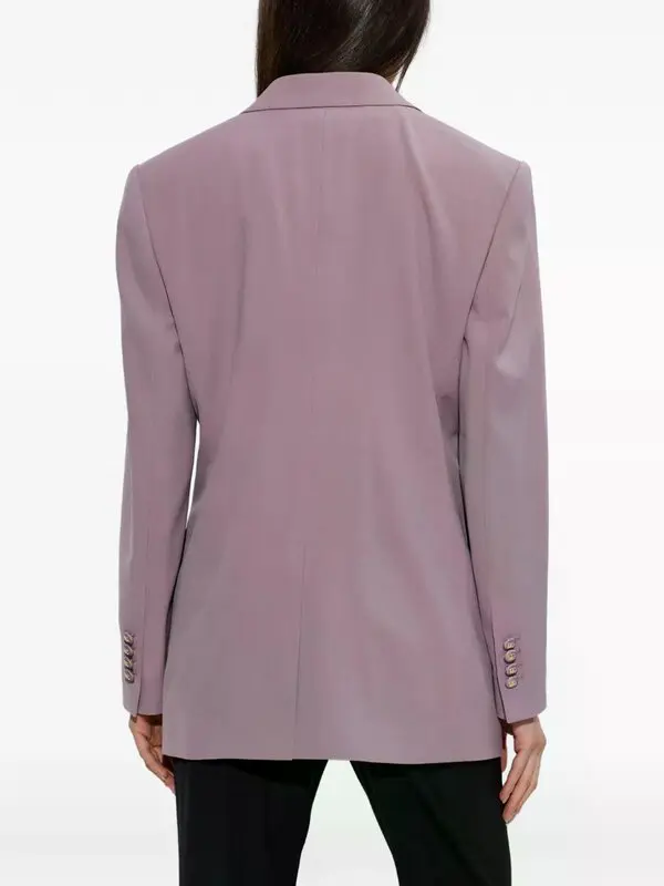 Dolce & Gabbana Button-fastening V-neck Blazer - Purple