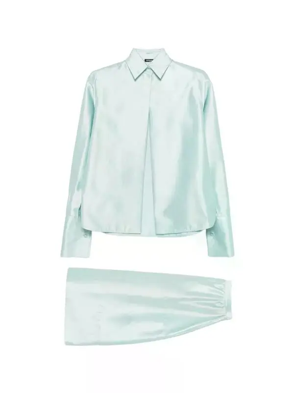 Kiton Shirt And Skirt Set - Blue