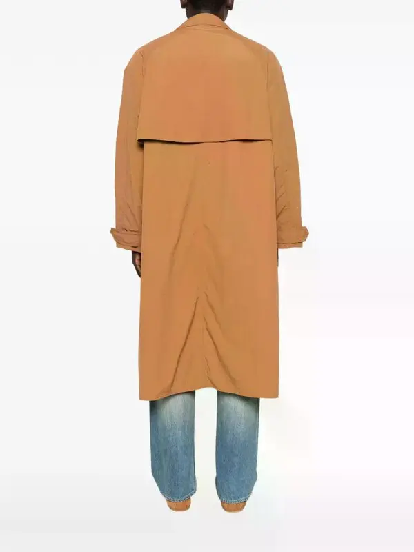 Études Studio Zip Pocket Overcoat - Brown