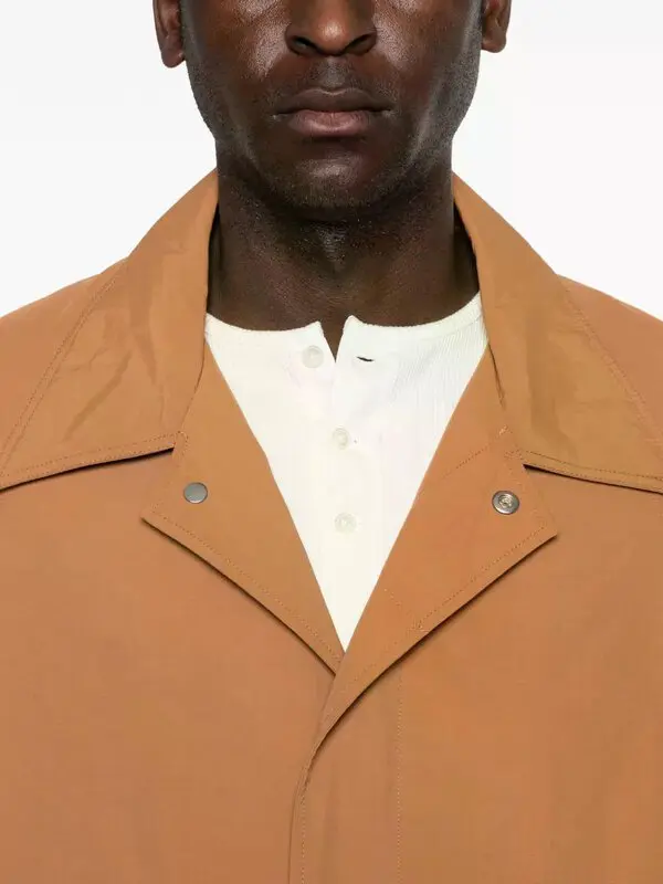 Études Studio Zip Pocket Overcoat - Brown