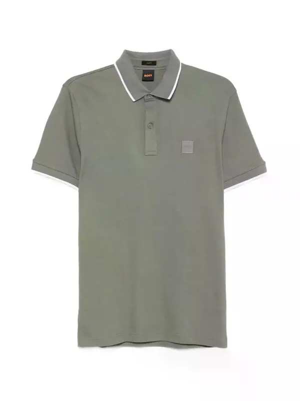 BOSS Short-sleeve Pique Polo Shirt - Green