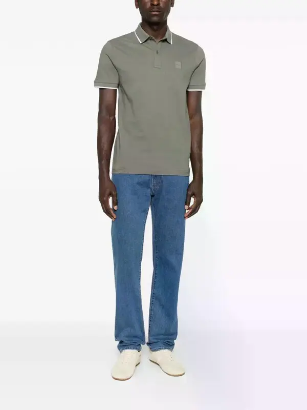 BOSS Short-sleeve Pique Polo Shirt - Green