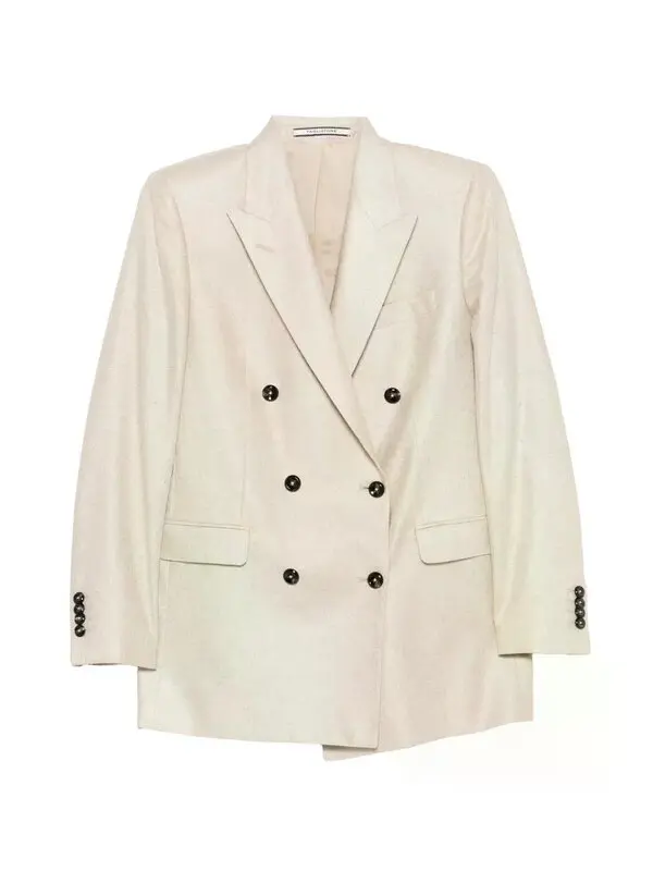 Tagliatore Double-breasted Blazer With Flap-pockets