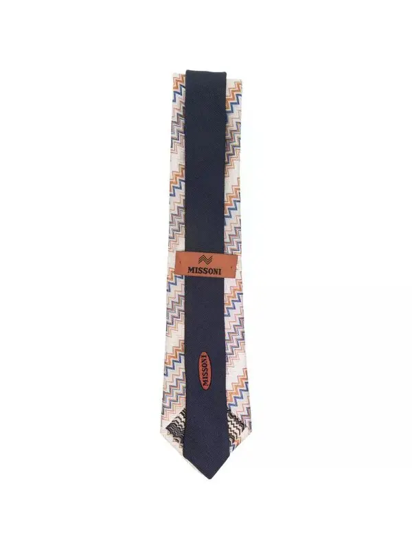 Missoni Zigzag-pattern Tie
