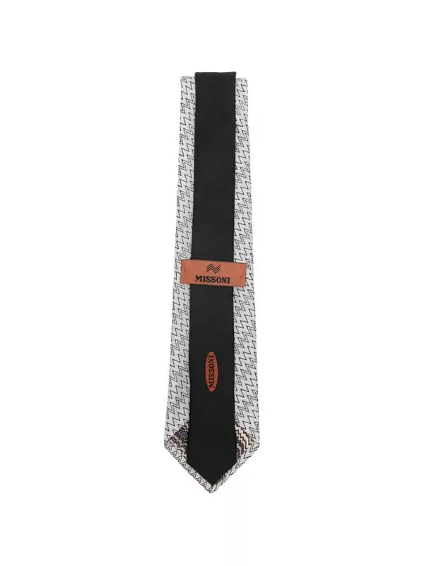 Missoni Zigzag-pattern Tie