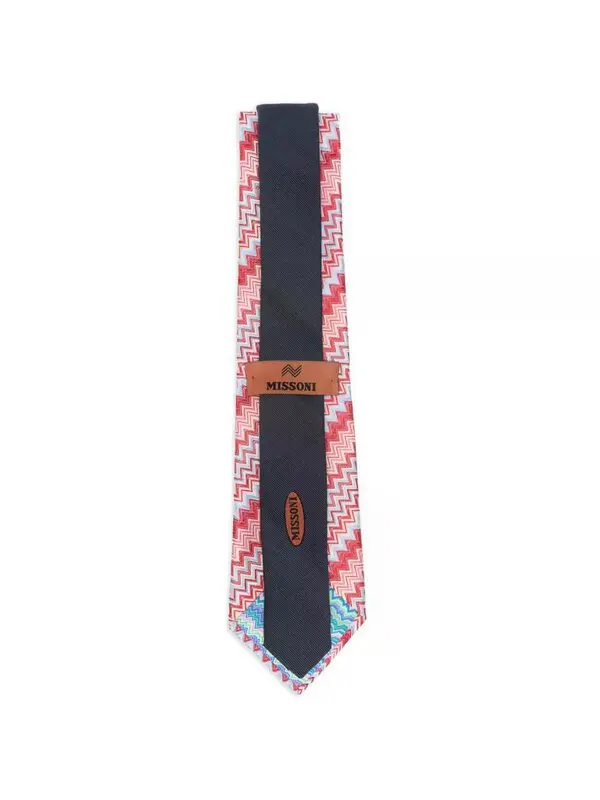 Missoni Zigzag-pattern Tie
