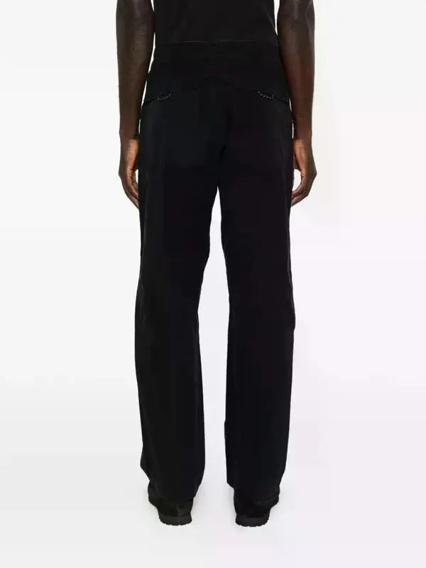 ROA Crimp Shaped Cotton Trousers