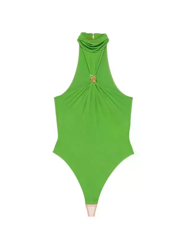 Elisabetta Franchi High-neck Bodysuit - Green