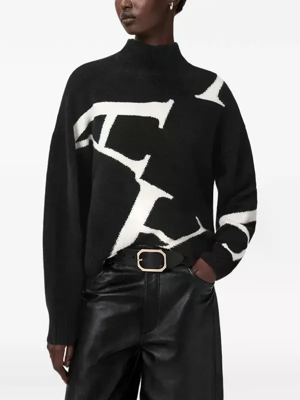 ALLSAINTS Star Turtleneck Sweater