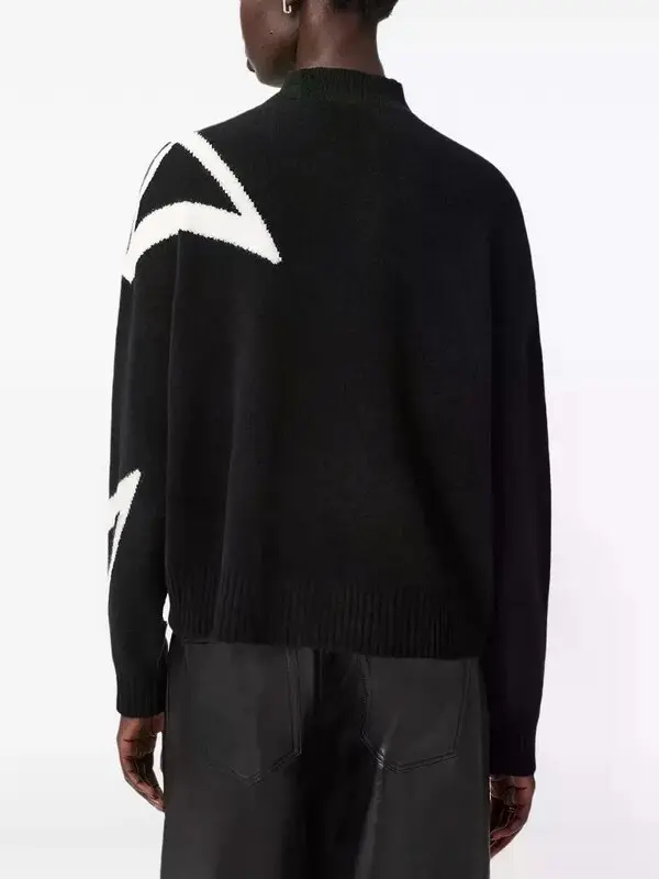 ALLSAINTS Star Turtleneck Sweater