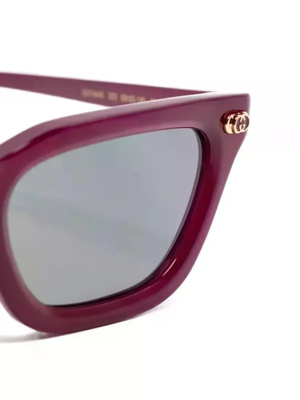 Gucci Interlocking G Cat-eye Sunglasses - Purple