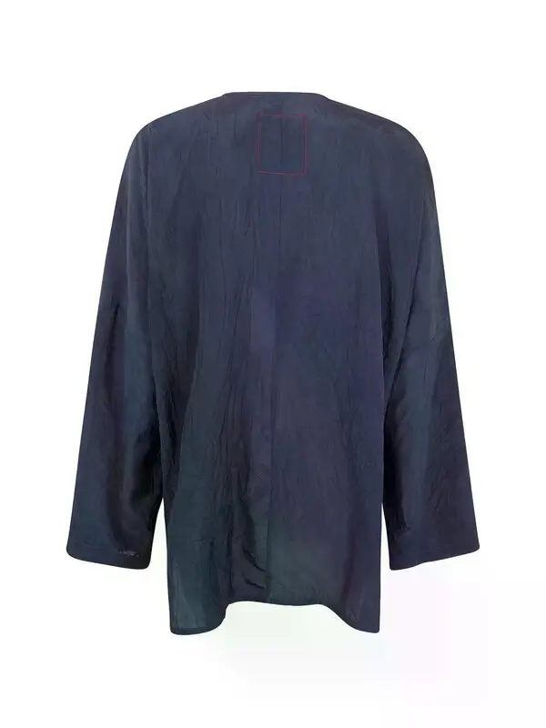 UMA WANG Tie-side Blouse - Blue