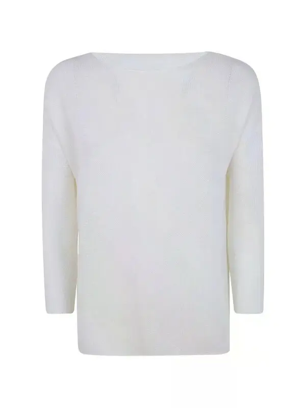 BASE Knitted Top - White