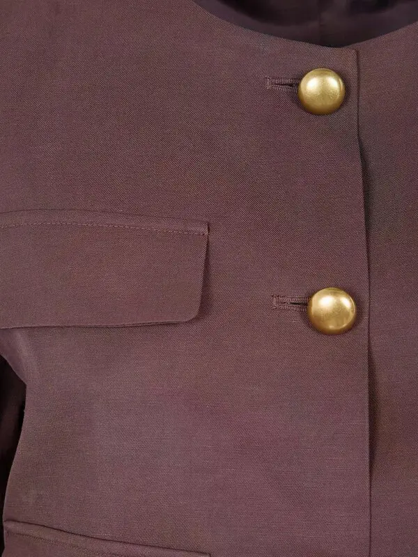 P.a.r.o.s.h Pocket-button Jacket - Purple