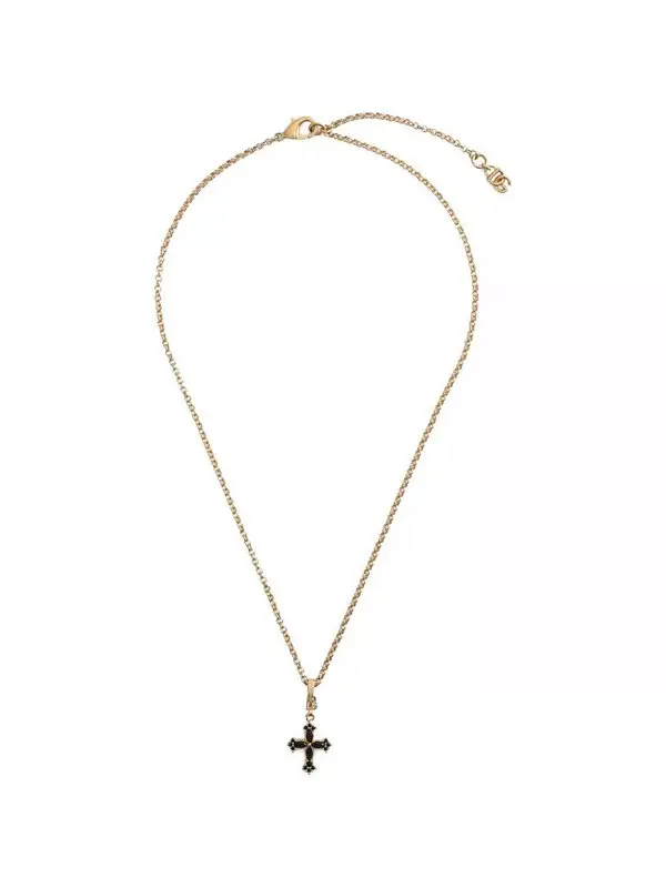 Dolce & Gabbana Cross-pendant Necklace - Gold