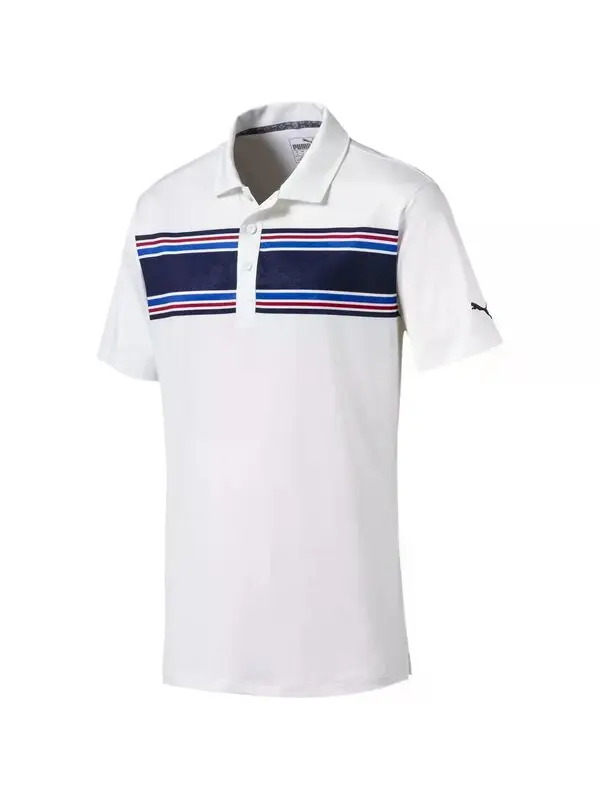 PUMA Montauk Striped Polo