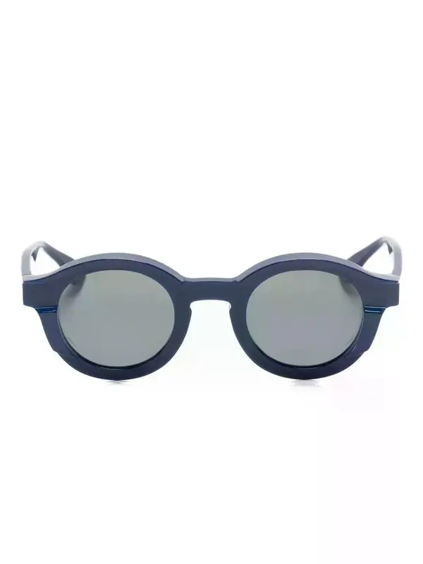 Thierry Lasry Slippery Round-frame Sunglasses - Blue