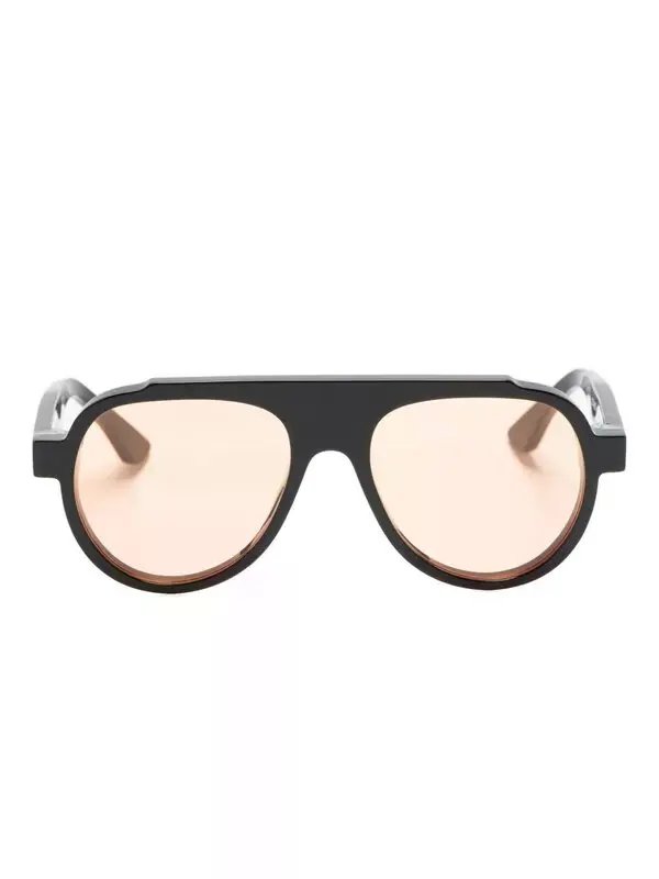 Thierry Lasry Dynasty Navigator-frame Sunglasses - Black