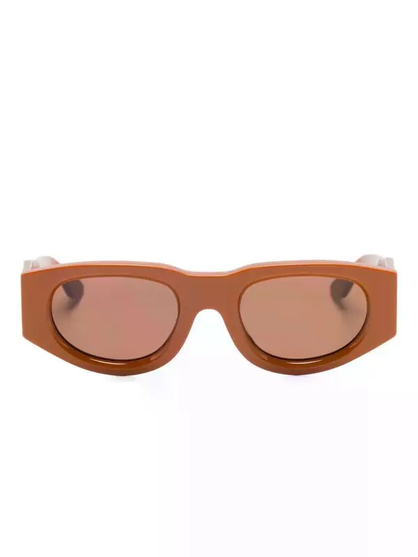 Thierry Lasry Dopamy Oval-frame Sunglasses - Orange