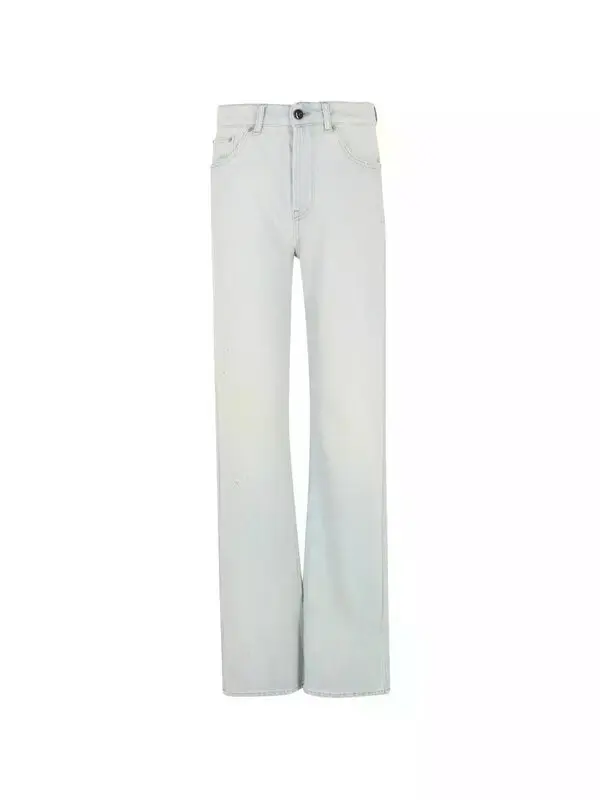 SEMICOUTURE Faded Trousers - Blue