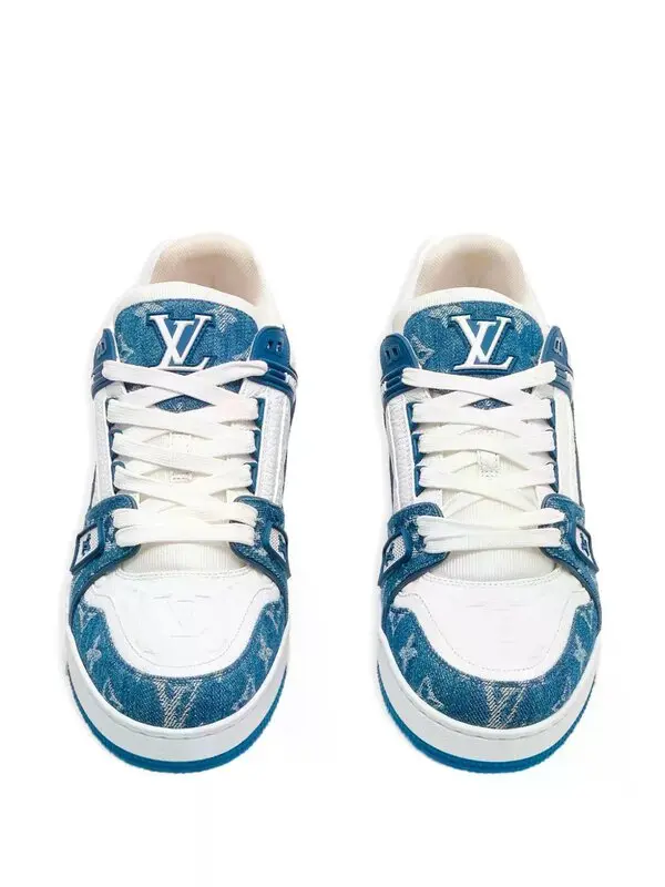 LOUIS VUITTON Trainer Monogram Denim Sneakers